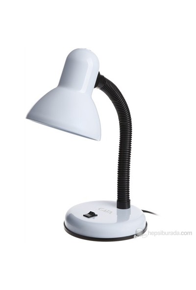 Spiralli Masa Lambası - Beyaz