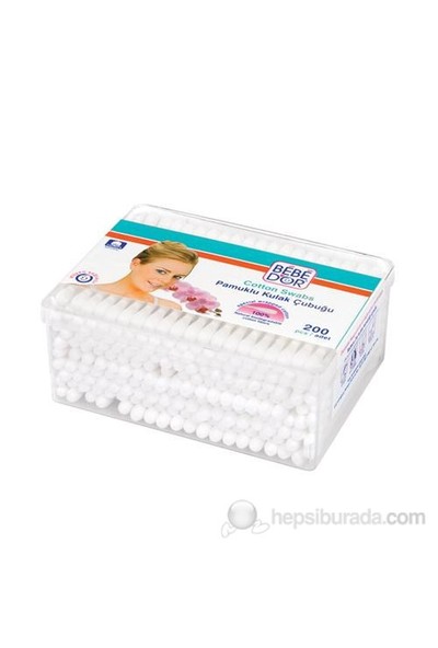 Bebedor Pamuklu Çubuk 200'lük Kutu