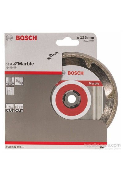 Bosch - Best Serisi Mermer İçin Elmas Kesme Diski - 125 X 22,23 X 2,2 X 3 Mm Bosch - Best Serisi Mermer İçin Elmas Kesme Diski - 125 X 22,23 X 2,2 X 3 Mm
