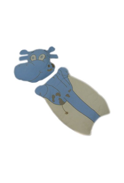 Bebeciks Zürafa 2 Parça Penye Alt Açma (6100) - Mavi Bebeciks Zürafa 2 Parça Penye Alt Açma (6100) - Mavi