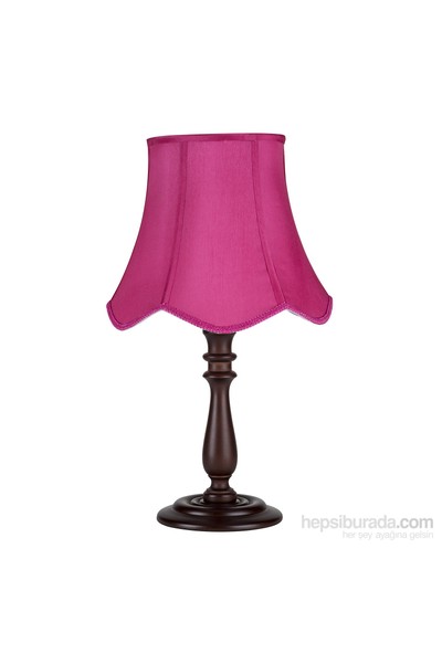 Modelight Mode Light Piyon Abajur Kahve/Fuşya Lale Şapka Modelight Mode Light Piyon Abajur Kahve/Fuşya Lale Şapka