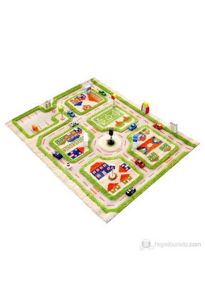 İvi Trafik Yeşil Oyun Halısı