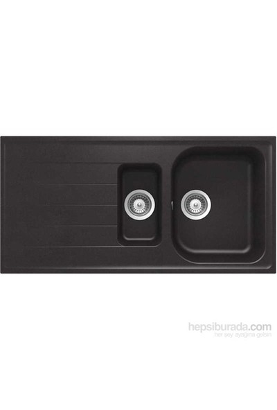 Schock Viola D-150 Nero Tezgahüstü 1,5 Göz Evye