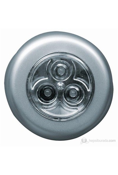 Turbo Push Light 3 Led Daire