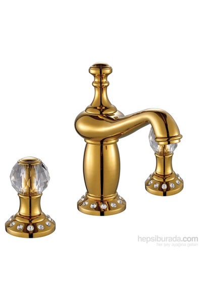 Penta 3503 Anatolia Gold Crystal Ankastre Lavabo Penta 3503 Anatolia Gold Crystal Ankastre Lavabo