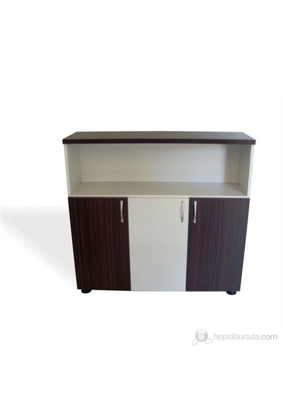 Vena Sıla Dolap - Abanoz-Beyaz