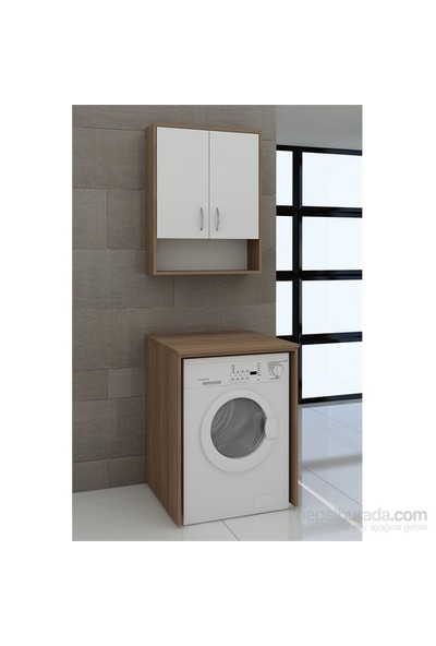 Denko Marmara 65 Cm Çamaşır Makine Dolabı Takımı