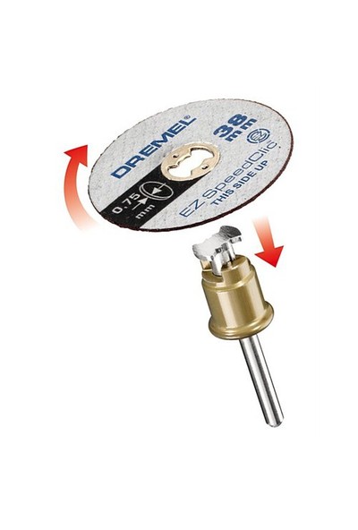 Dremel 38 Mm Kesme Diski 5 Adet Speedclick