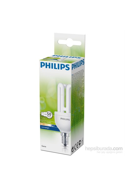 Philips Genıe 11W Ampul Cdl E14 220-240V 1Pf/6 Philips Genıe 11W Ampul Cdl E14 220-240V 1Pf/6