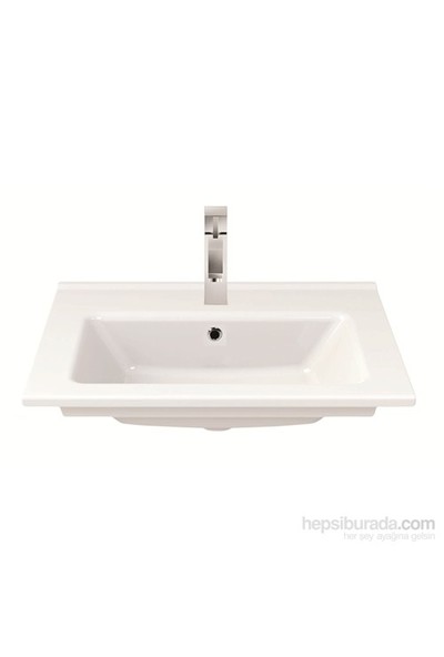 Turkuaz Cerastyle Arte 36 * 55 Cm Etajerli Lavabo Turkuaz Cerastyle Arte 36 * 55 Cm Etajerli Lavabo