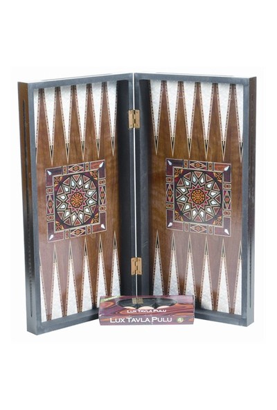 Sedefli Kaplama Tavla (Büyük Boy)