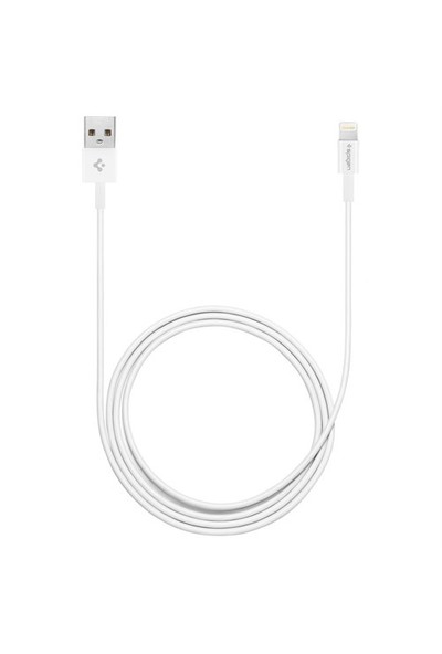 Spigen Essential Apple Lightning Şarj ve Data Kablo (1 Metre) MFI Lisanslı Made For Apple C10LS - SGP11575 Spigen Essential Apple Lightning Şarj ve Data Kablo (1 Metre) MFI Lisanslı Made For Apple C10LS - SGP11575