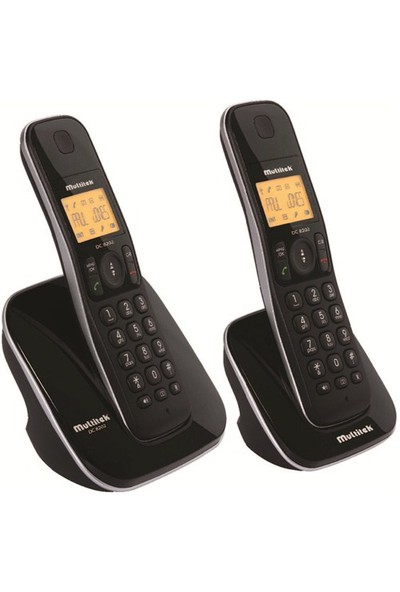 Multitek DC 8202 Ultra Slim Çift Dect Telefon Multitek DC 8202 Ultra Slim Çift Dect Telefon