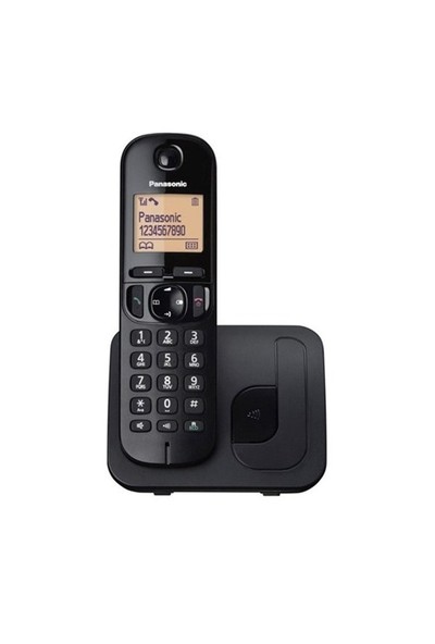 Panasonic Dect Telefon KX-TGC210 Siyah