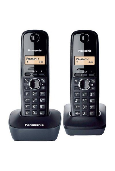 Panasonic KX-TG 1612 Dect Telefonu (Çift Ahizeli ) Panasonic KX-TG 1612 Dect Telefonu (Çift Ahizeli )