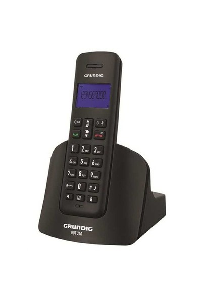 Grundig Gdt 310 Sıyah Dect Telefon Grundig Gdt 310 Sıyah Dect Telefon
