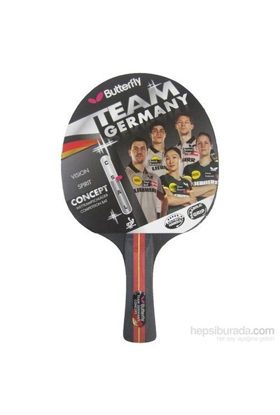 Butterfly 85090 Team Germany Concept Ittf Onaylı Masa Tenisi Raketi Butterfly 85090 Team Germany Concept Ittf Onaylı Masa Tenisi Raketi