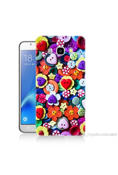 Teknomeg Samsung Galaxy J7 2016 Kapak Kılıf Düğmeler Baskılı Silikon Teknomeg Samsung Galaxy J7 2016 Kapak Kılıf Düğmeler Baskılı Silikon