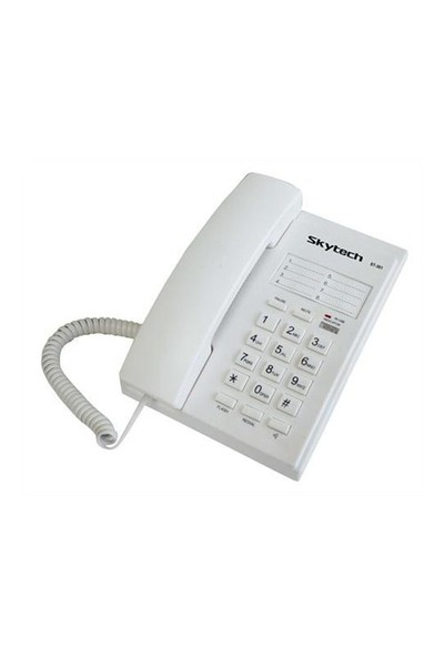 Skytech St-361 Beyaz Masaüstü Telefon
