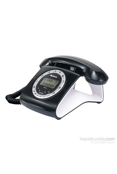 Multitek RETRO CID Masa Telefonu - Siyah Multitek RETRO CID Masa Telefonu - Siyah