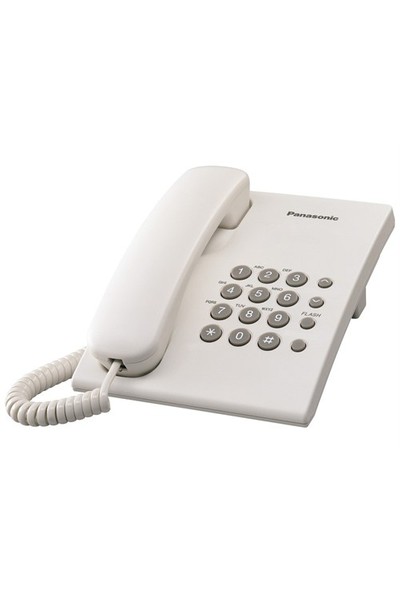 Panasonic KX-TS 500 Masa Telefonu Beyaz Panasonic KX-TS 500 Masa Telefonu Beyaz