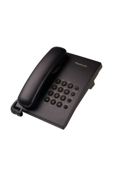 Panasonic KX-TS 500 Masa Telefonu Siyah Panasonic KX-TS 500 Masa Telefonu Siyah