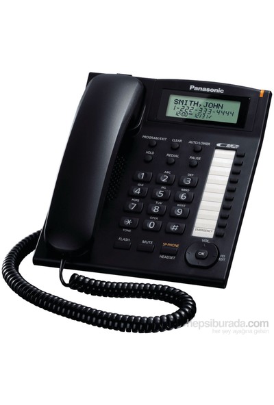 Panasonic Kx-Ts 880B Siyah Kablolu Telefon Panasonic Kx-Ts 880B Siyah Kablolu Telefon