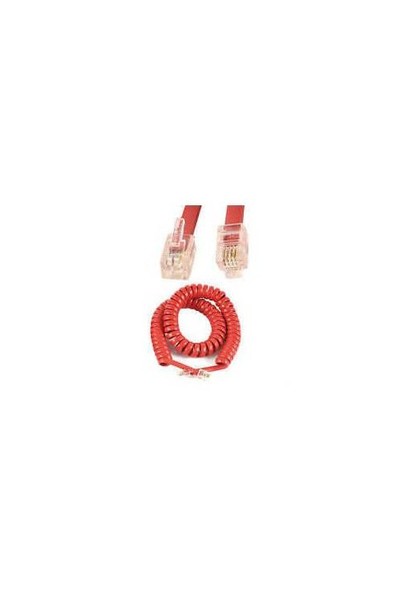 Ttec Telefon Ahize Kablosu 2 Metre Kırmızı Ttec Telefon Ahize Kablosu 2 Metre Kırmızı