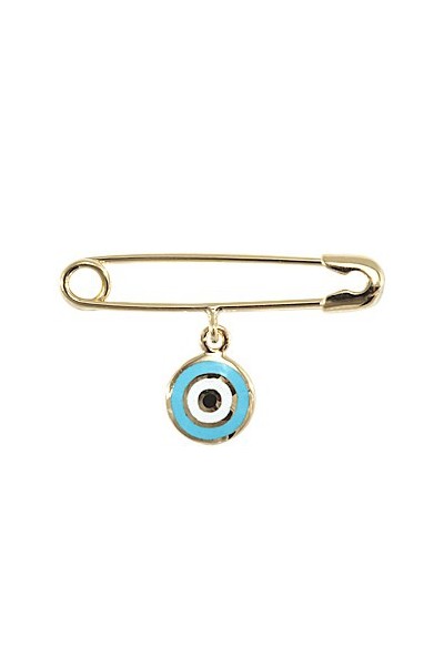 Goldstore 14 Ayar Altın Nazar Çocuk Göz Çatal İğne GCJ18663 Goldstore 14 Ayar Altın Nazar Çocuk Göz Çatal İğne GCJ18663