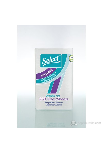 Select Expert Masaüstü Dispenser Peçete 250'li x 18 Adet