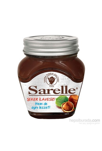 Sarelle Şekersiz Kakaolu Fındık Ezmesi 350 gr