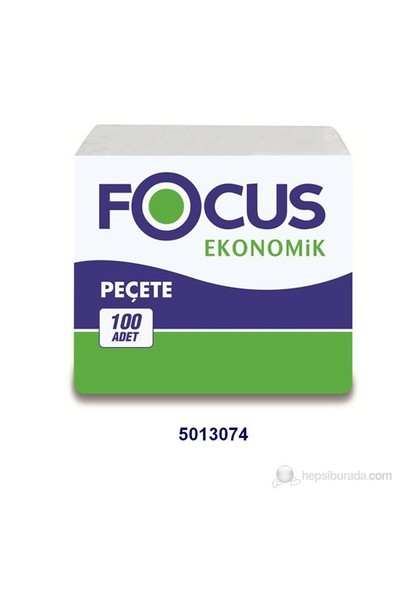 Focus Ekonomik Peçete (24,5 x 26,5 cm) - 100 'lü x 32 Paket