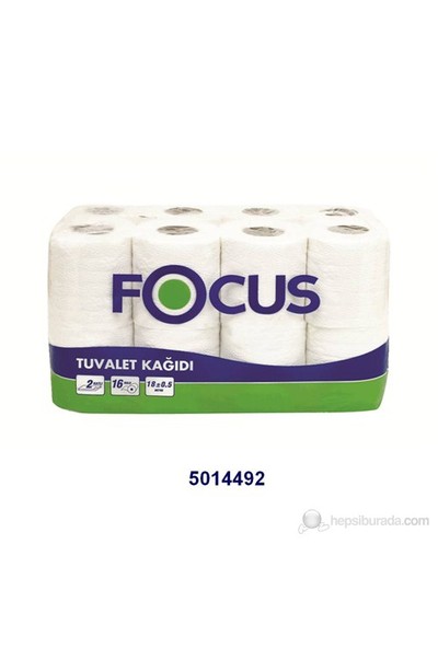 Focus Tuvalet Kagıdı - Çift Katlı - 16 'lı x 3 Paket