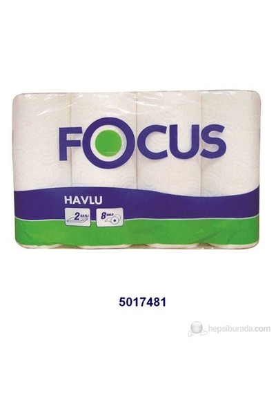 Focus Rulo Havlu 8 'li - 8 'li X 3 Paket kk