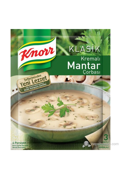 Knorr Klasik Kremalı Mantar Çorbası 62 gr