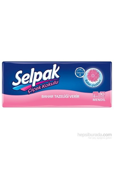 Selpak Mendil Cicek Kokulu Demet 10Lux