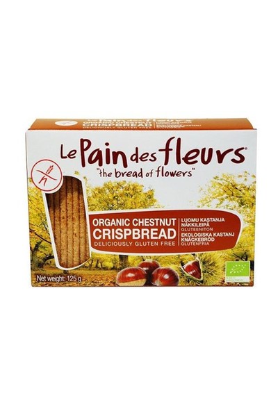 Le Pain Des Fleurs Organik Glutensiz Diyet Kestaneli Kraker 125 Gr