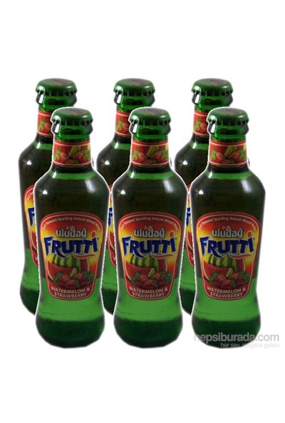 Uludag 6X200 Ml Maden Suyu Frutti Karpuz-Cilek Uludag 6X200 Ml Maden Suyu Frutti Karpuz-Cilek
