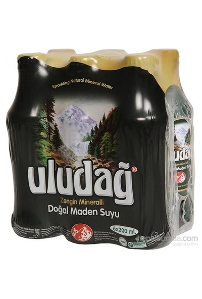 Uludag 6 X 200 Ml Maden Suyu Cam