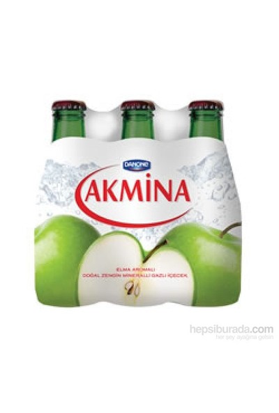 Akmina 6 X 200 Ml Maden Suyu Elma Akmina 6 X 200 Ml Maden Suyu Elma