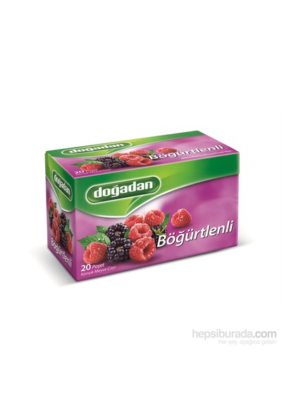 Doğadan Böğürtlen 20'li Poşet Meyve Çayı