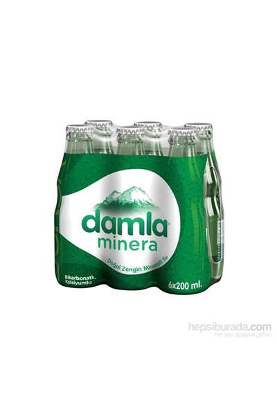 Damla Minera Sade 200ml 6 'lı Damla Minera Sade 200ml 6 'lı