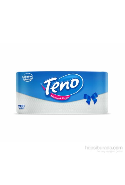 Teno Peçete 200 'lü x 16 Adet Teno Peçete 200 'lü x 16 Adet