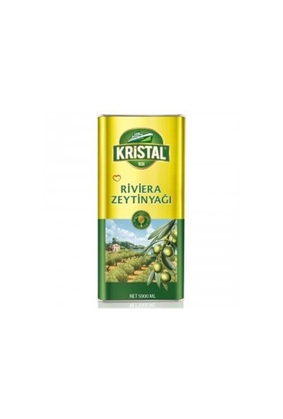 Kristal Riveria Zeytinyağı 5 Kg 4'Lü