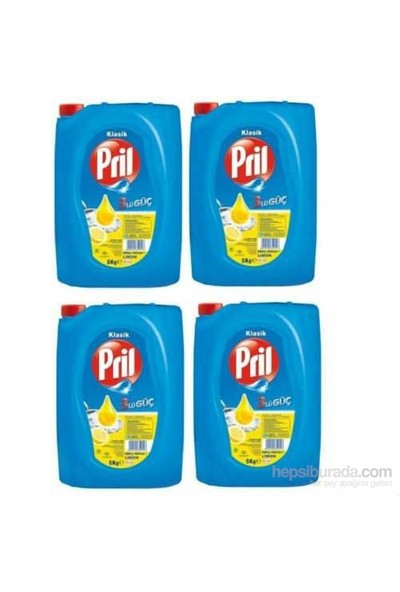 Pril 4 Lt Bulaşık Deterjanı 4'Lü Pril 4 Lt Bulaşık Deterjanı 4'Lü