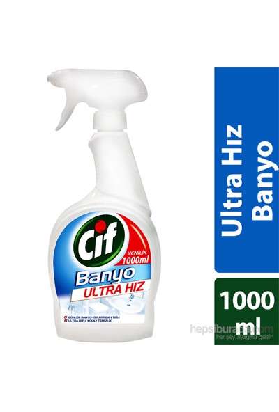 Cif Sprey Ultra Hız Banyo 1000 ML
