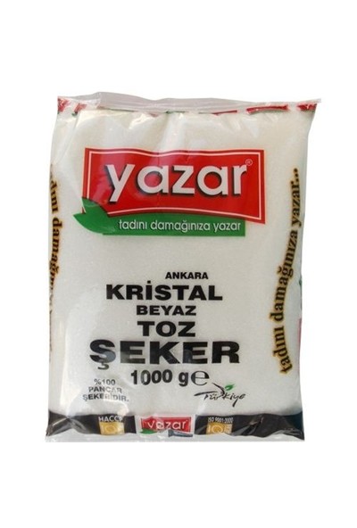 Yazar Toz Şeker 1 Kg
