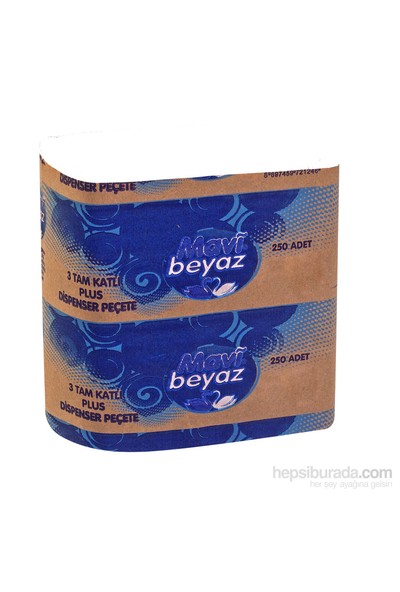 Mavi Beyaz Profesyonel Dispenser Peçete (Kraft) Mavi Beyaz Profesyonel Dispenser Peçete (Kraft)