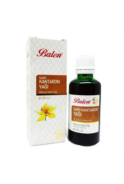 Balen Doğal Sarı Kantaron Yağı 50 Ml Balen Doğal Sarı Kantaron Yağı 50 Ml