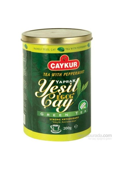 Çaykur Naneli Yeşil Çay 200 Gr Yaprak Çaykur Naneli Yeşil Çay 200 Gr Yaprak